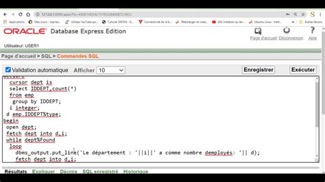 Tutoriel Plsql 5 Les Curseurs Videotutoriels