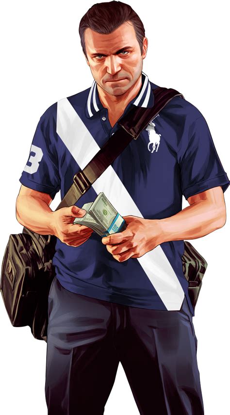 Gta V Gta 5 Michael De Santa 2 Png Vector By Baldknuckle On