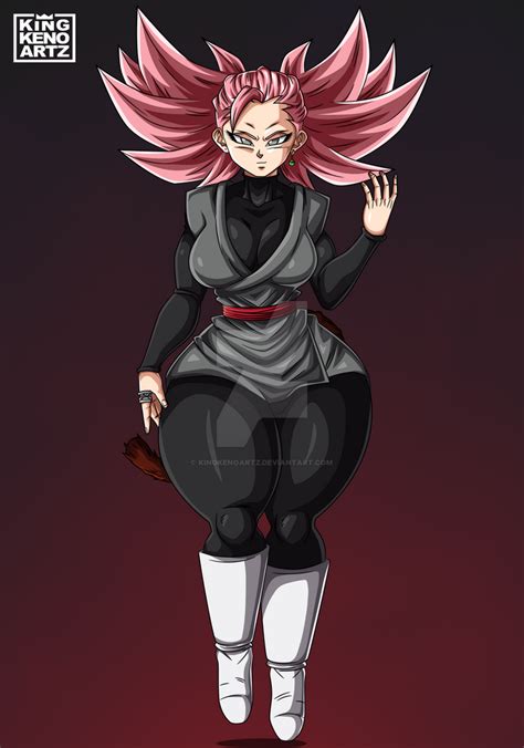 Chaya Black Ssj Rose By Kingkenoartz On Deviantart