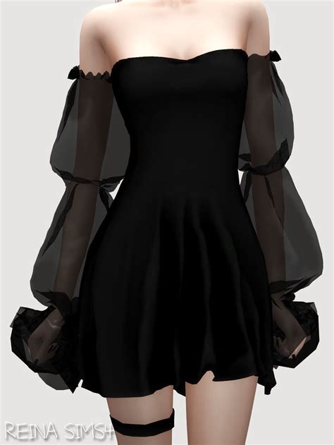May Gothic Dress Reina Sims4 Sims 4 Dresses Sims 4 Mods Clothes
