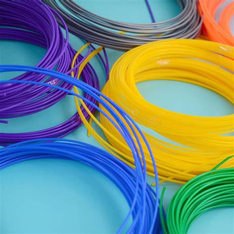 Plastic Pla And Abs Filament Material For Printing On A 3d Pen Or