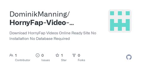 Github Dominikmanninghornyfap Video Downloader Download Hornyfap