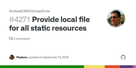 Provide Local File For All Static Resources Issue Orchardcms Orchardcore Github