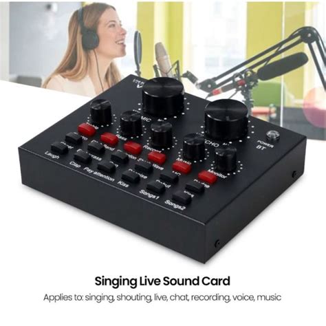SOUNDCARD V8 UNTUK LIVE STREAMING UNTUK KARAOKE Lazada Indonesia