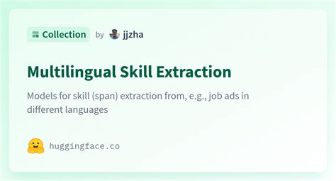 Multilingual Skill Extraction A Jjzha Collection