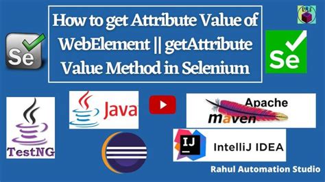 🔥how To Get Attribute Value Of Webelement Getattribute Method In Selenium Selenium Session