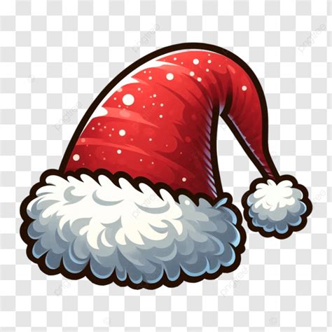 크리스마스 산타클로스 모자 빨간색과 흰색 그림 산타 모자 빨간색 모자 Png 일러스트 및 이미지 에 대한 무료 다운로드 Pngtree