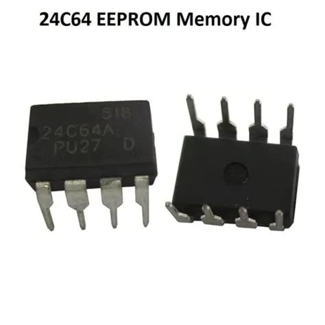 24C64 Serial EEPROM 64K Memory IC In Pakistan