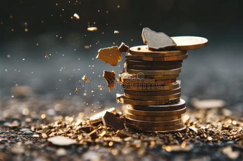 Economic Downturn Debt Crisis And Market Crash Concept Aig41 Stock