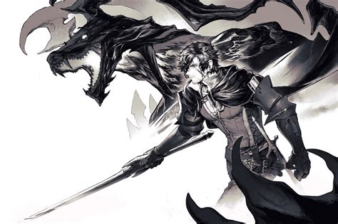 Clive Rosfield And Ifrit Final Fantasy And 1 More Drawn By Kou Jia