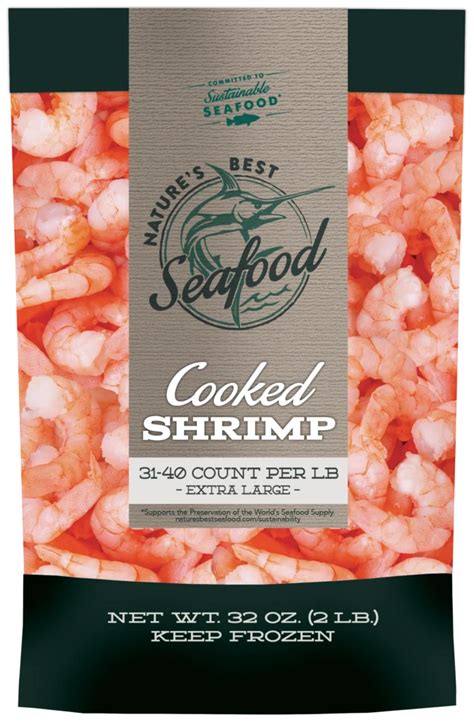 Natures Best Seafood Cooked Shrimp 31 40 Spires Iga