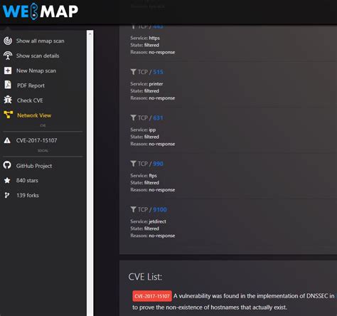 Webmap Frontend Para Resultados De Nmap Notas Informáticas