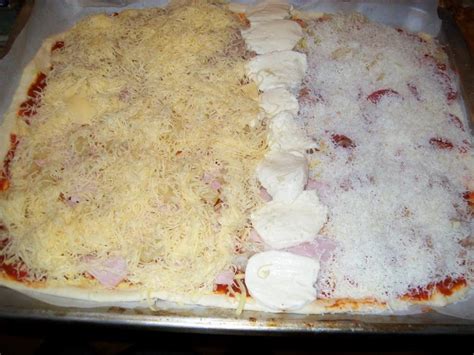 Familienpizza Auf Dem Blech Kochmeister Rezept