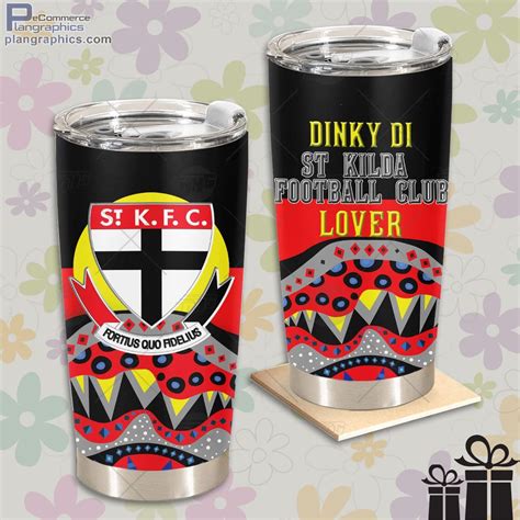 Afl Dinky Di St Kilda Football Club Lover Aboriginal Flag X Indigenous