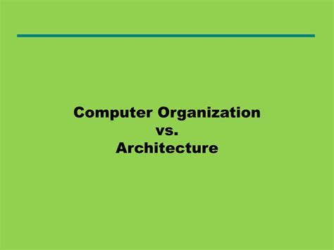 Computer Architecture And Organizationppt Programming Languages
