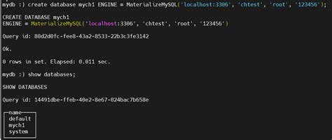 Clickhouse Materializemysql 引擎 Xibuhaohao 博客园