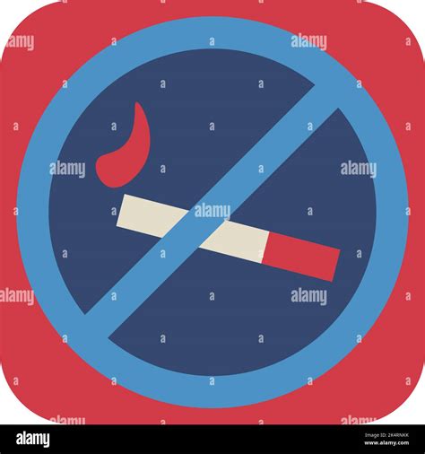 Do Not Smoke Illustration Vector On A White Background Stock Vector