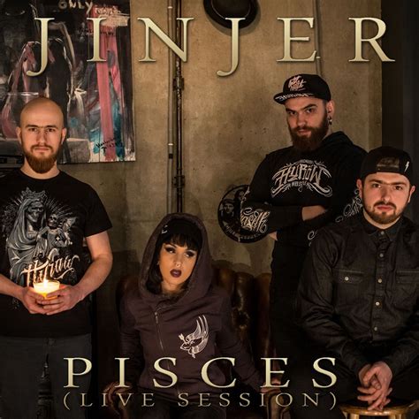 Carátula Frontal De Jinjer Pisces Live Session Cd Single Portada