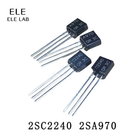 20pcs Original 2sa970 Pnp 2sc2240 Npn Complementary Transistors To