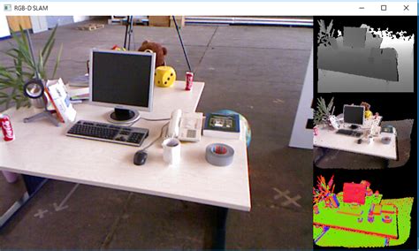 MugichokoさんのRGB D SLAM実装Intel Euclidで動くかなその2Jetson TX2で実行 cvl