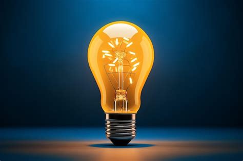 Premium Ai Image Yellow Inspires Creative Motivation Lightbulb Pencil Success Concepts Intertwined