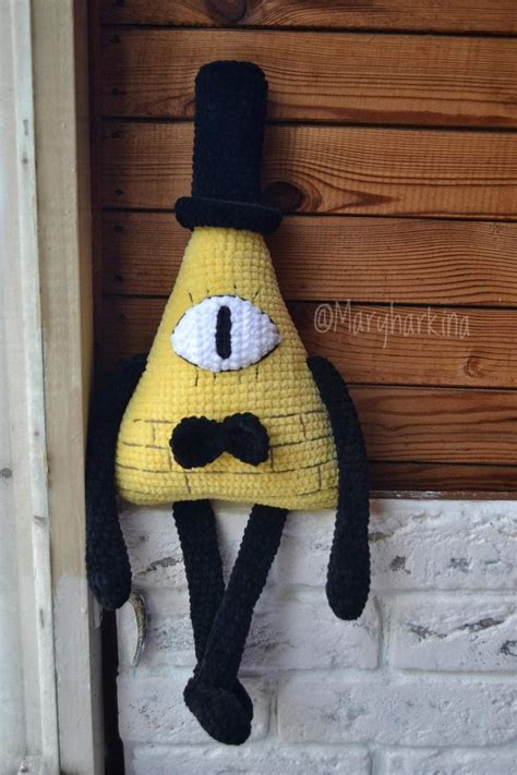 Crochet The Bill Cipher The Bill Crocheted From Dolce Yarn And A 4 Mm