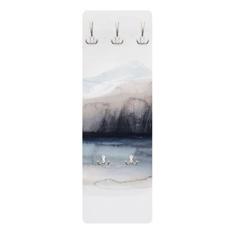 Bilderdepot24 Garderobenpaneel Blau Abstrakt Aquarell Kunst Natur