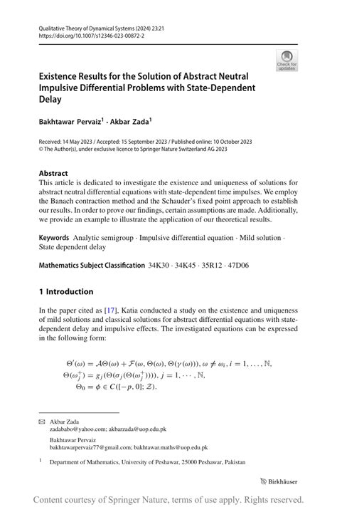 Existence Results For The Solution Of Abstract Neutral Impulsive Differential Problems With