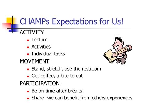 Ppt Welcome To Champs A Proactive And Positive Approach To Classroom