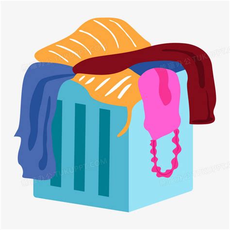 一组手绘矢量脏衣服套图合集一元素PNG图片素材下载 衣服PNG 熊猫办公