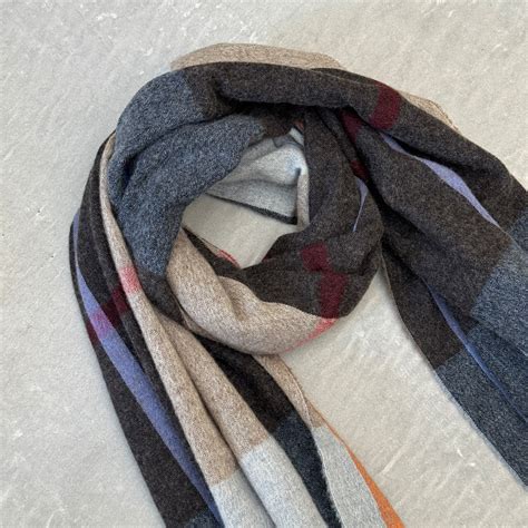 Colombo Cashmere And Silk Check Scarf Asset Vintage アセットヴィンテージ