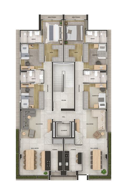Edifício Vivere Caiçara Incorporadora Plano