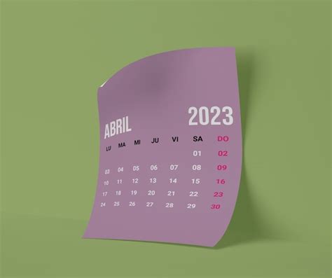 Calendario Mensile 2023 Ancora In Vita Foto Gratis