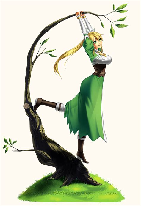 Leafa Kirigaya Suguha Sword Art Online Sao Alo Alfheim Online