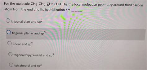 Ch3 Molecular Geometry