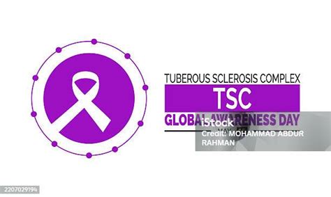 결핵성 경화증 복합체 인식의 날 배경 템플릿 인사말 카드 플래카드 포스터 디자인 텍스트 비문 클래식 소셜 미디어 게시물에 적합한 휴일 개념 5월에 대한 스톡 벡터 아트 및