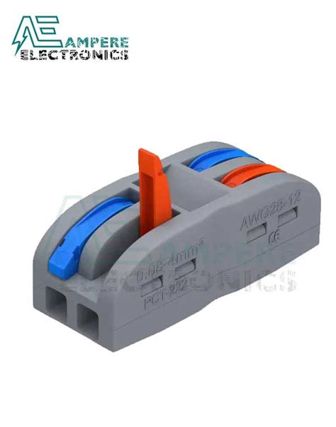 Wago Quick Terminal Block 2 Way Spl 2 Ampere Electronics