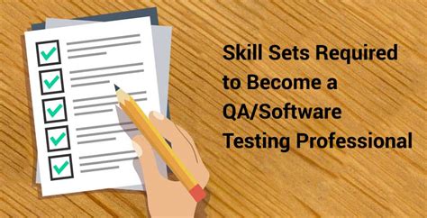 Skill Sets Required To Become A Qa Software Testing Professional