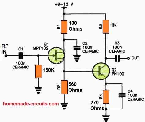 Wideband Amplifier Circuits Homemade Circuit Projects