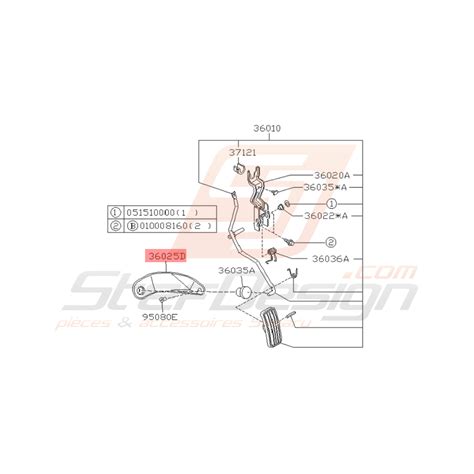 Plaque d Accélérateur Origine Subaru GT 2000 WRX STI 2001 2005 Stef