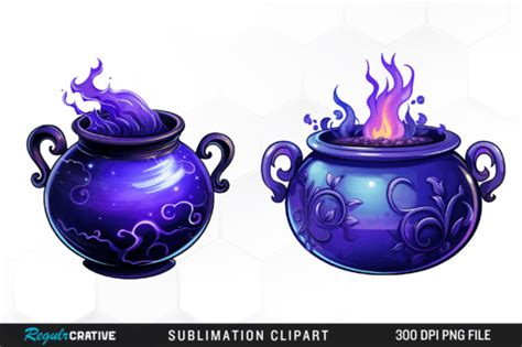 Watercolor Pastel Goth Witch Kit Clipart Graphic By Regulrcrative