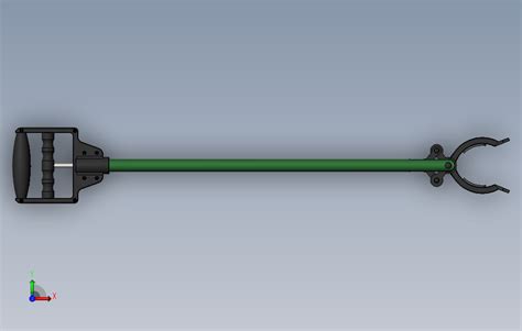 垃圾拾取器 solidworks 2017 模型图纸下载 懒石网