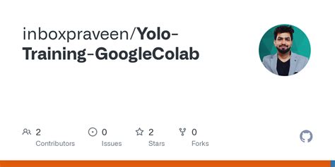 Github Inboxpraveen Yolo Training Googlecolab