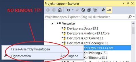 Visual Studio 2013 Cant Remove Assembly Reference Stack Overflow