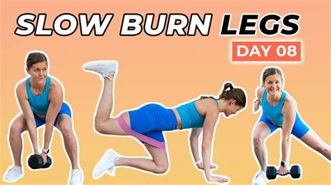 Stronger 25 Day 8 25 Minute Leg Circuit Workout Slow Burn Youtube