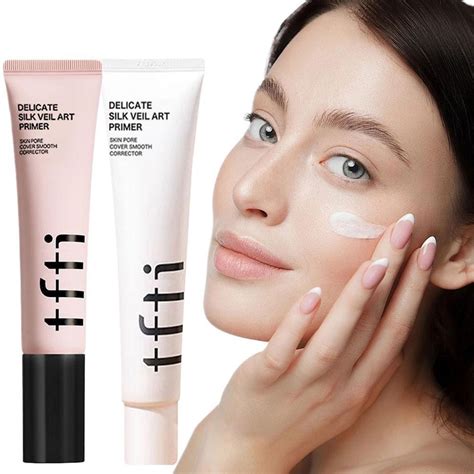 เกาหลี Tfit ครีมรองพื้นแต่งหน้าบนใบหน้า Primer Pore Cover Brightening