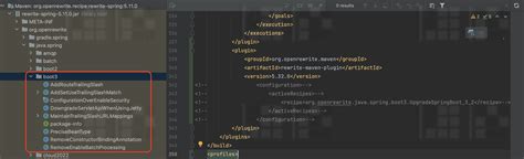 Openrewrite Upgradespringboot32 Recipe Not Found In Rewrite Spring Jar File Stack Overflow