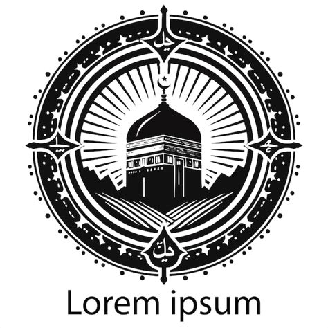 El Logotipo De Kaba Sorif Negro Sobre Fondo Blanco Vector Premium