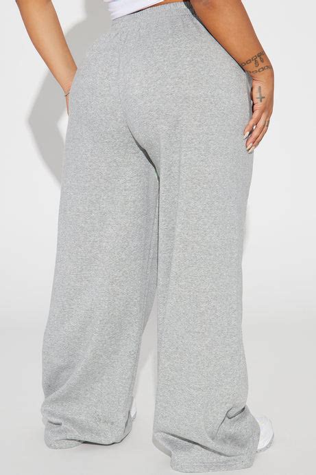 Cassandra Cross Over Lounge Pant Heather Grey Fashion Nova