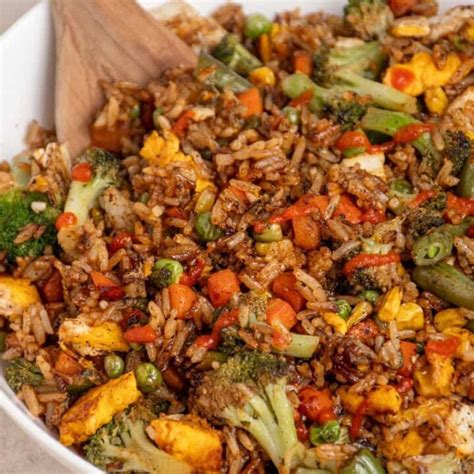 Easy Frozen Veggie Fried Rice The Schmidty Wife